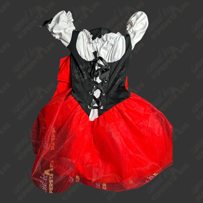 Victoria Tara signed Little Red Riding Hood Ring Worn Outfit (TNA Wres ...