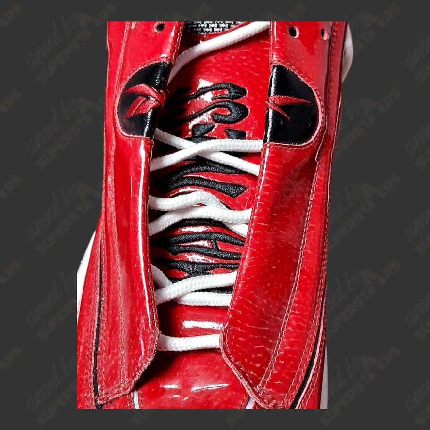 Macho Man Randy Savage worn 1 of 1 nWo Red & Black Reebok Sneakers (wi ...