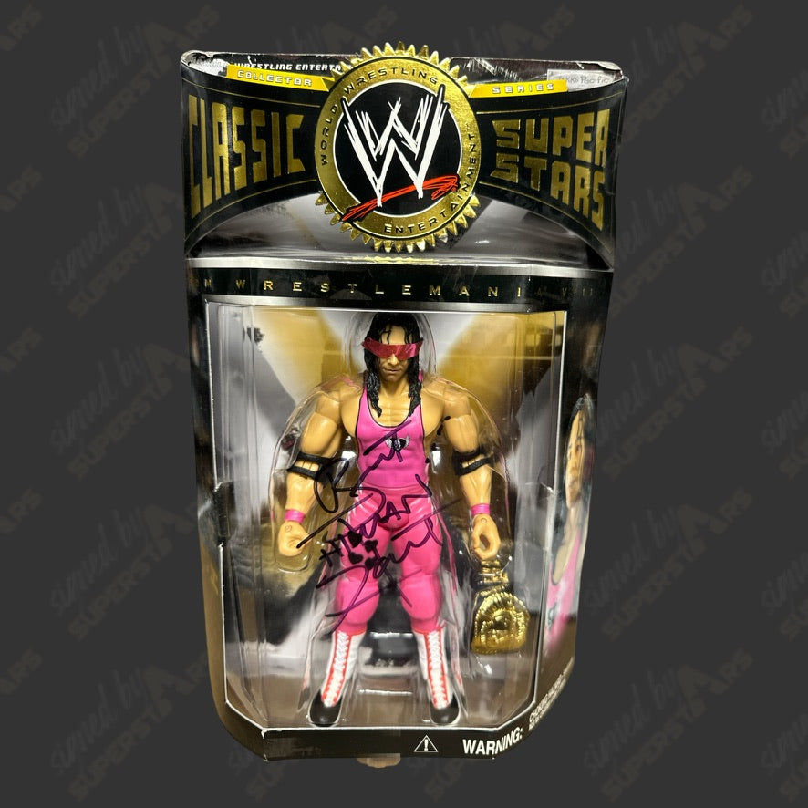 Bret Hart signed WWE Classic Superstars Action Figure – Signed By Superstars