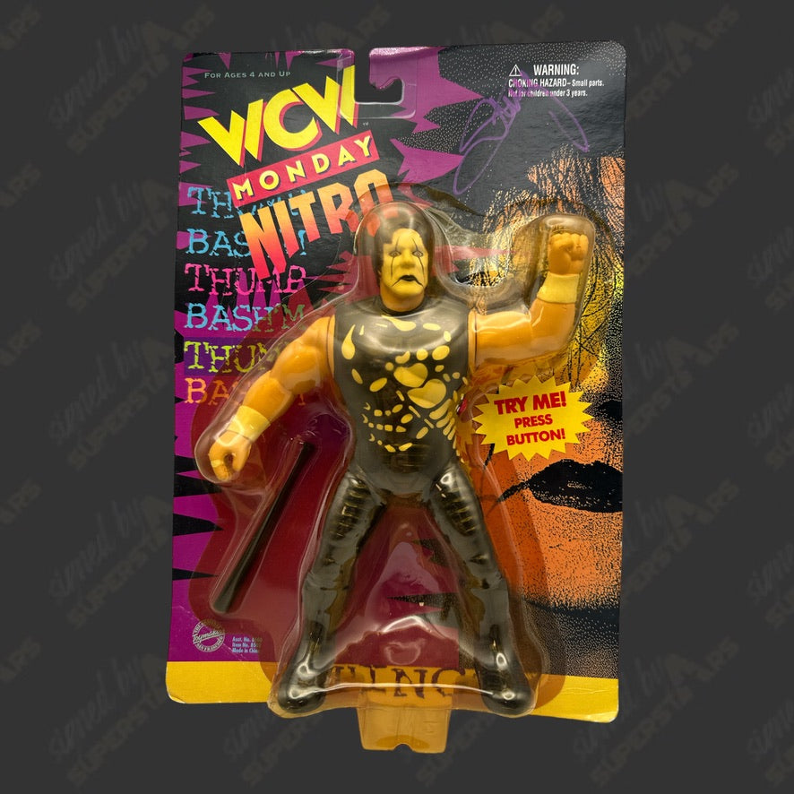 Sting signed WCW Monday Nitro Action Figure (White Face Paint) – Signed By Superstars