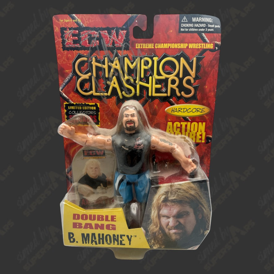 Balls Mahoney signed ECW Champion Clashers Action Figure – Signed By ...