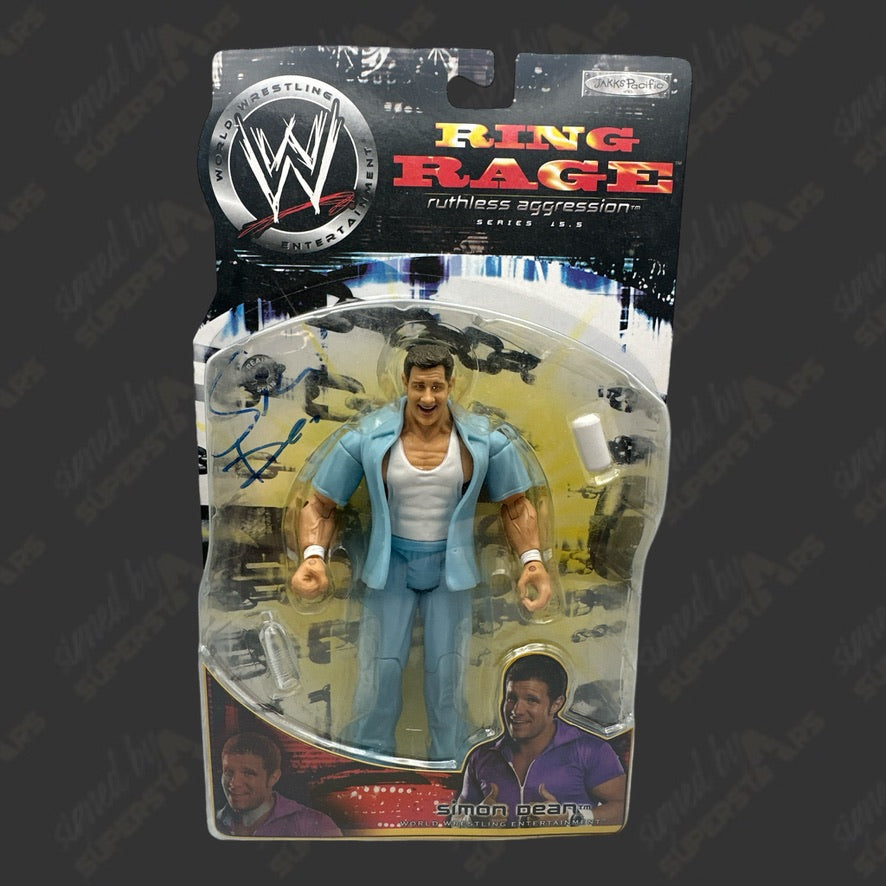 Simon Dean signed WWF Ring Rage Action Figure – Signed By Superstars