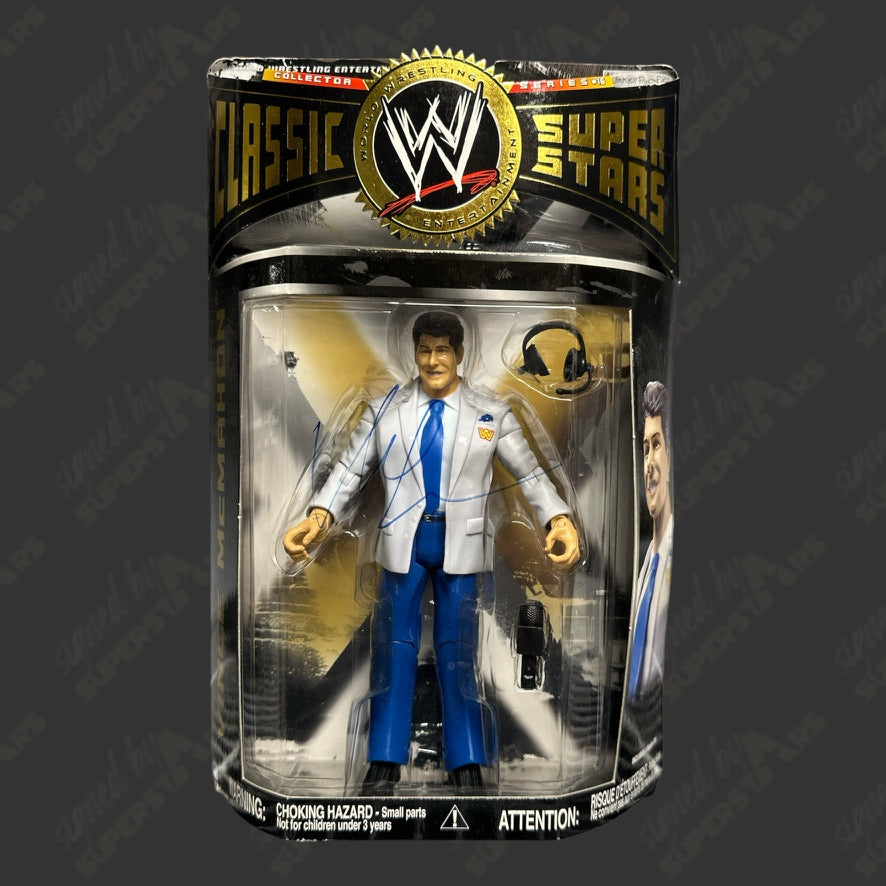 Vince McMahon signed WWE Classic Superstars Action Figure – Signed By Superstars