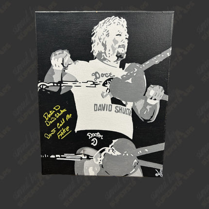 Dr D David Schultz signed 11x14 Hand Painted Canvas Art – Signed By ...