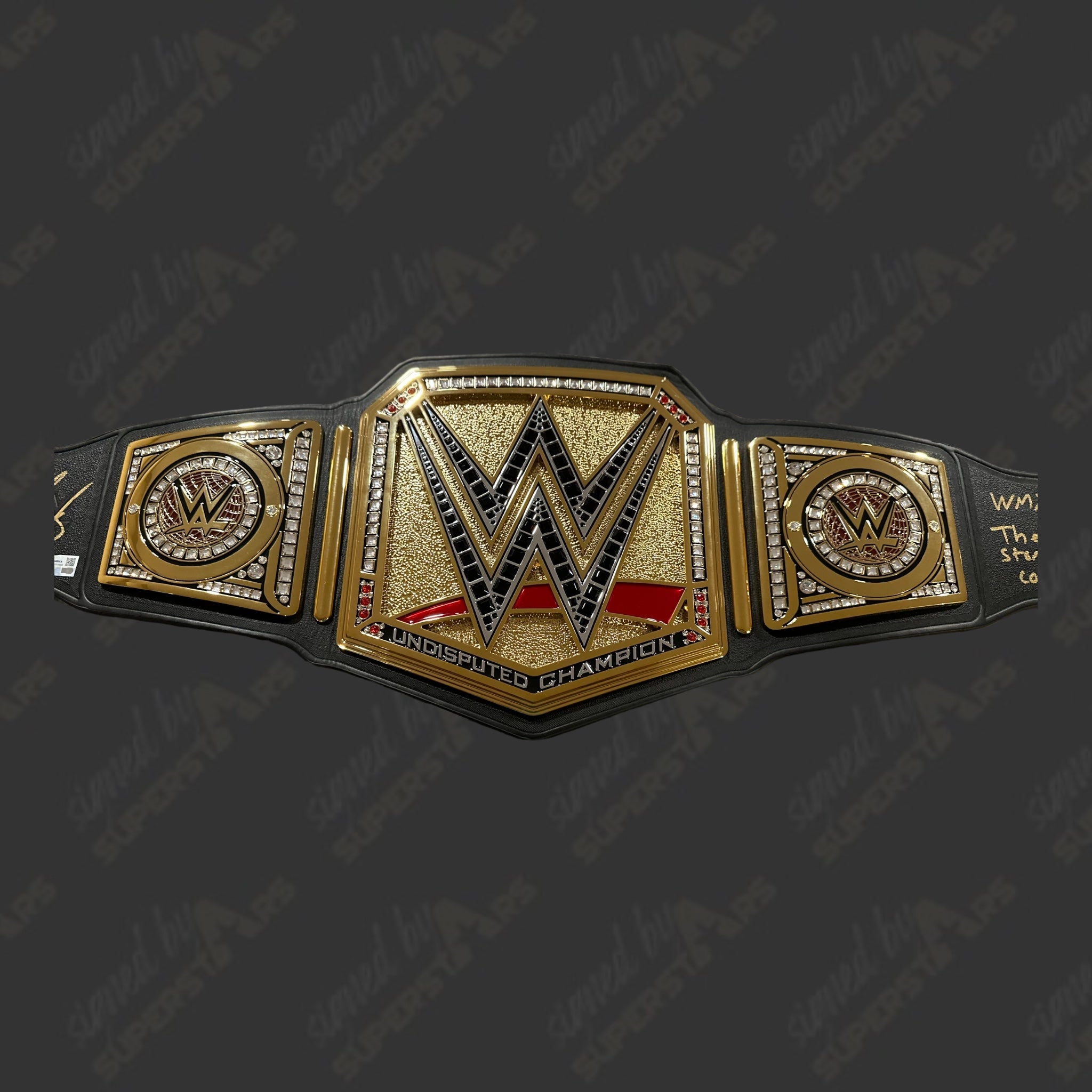 Cody Rhodes signed WWE Championship Belt with Limited Edition WMXL Ins ...