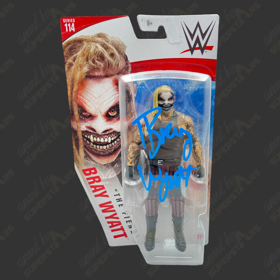 Bray Wyatt signed WWE Series 114 Action Figure (w/ JSA + Protector ...
