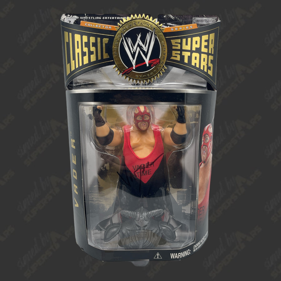 Vader signed WWE Jakks Classic Superstars Action Figure – Signed By ...