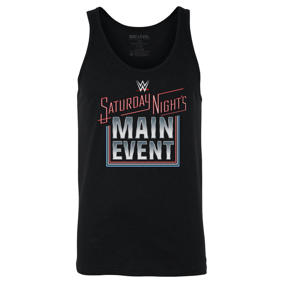 WWE Saturday Night's Main Event 2024 Logo Men's WWE Tank Top – Signed ...