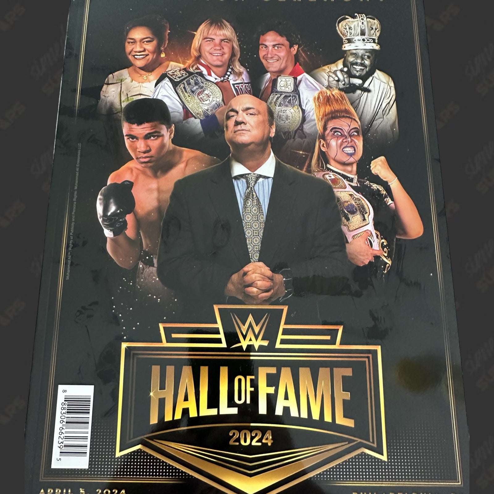 Official WWE WrestleMania 40 + Hall of Fame Event Program (Un-signed ...