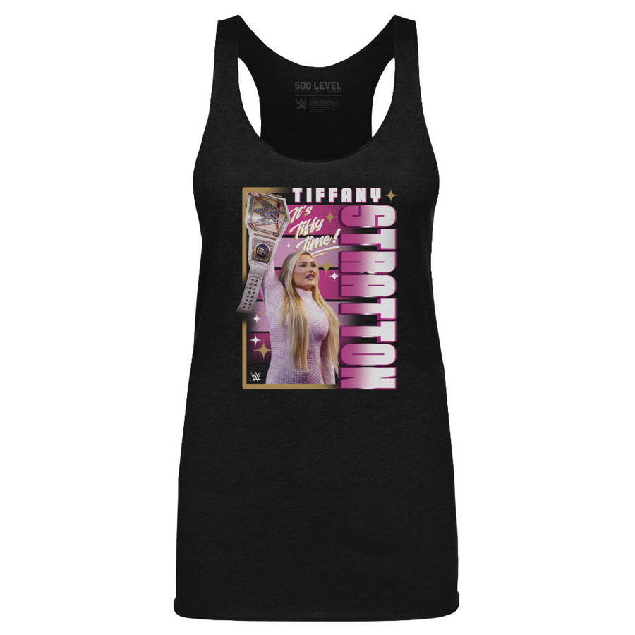 Tiffany Stratton Champion Time Women's WWE Tank Top – Signed By Superstars