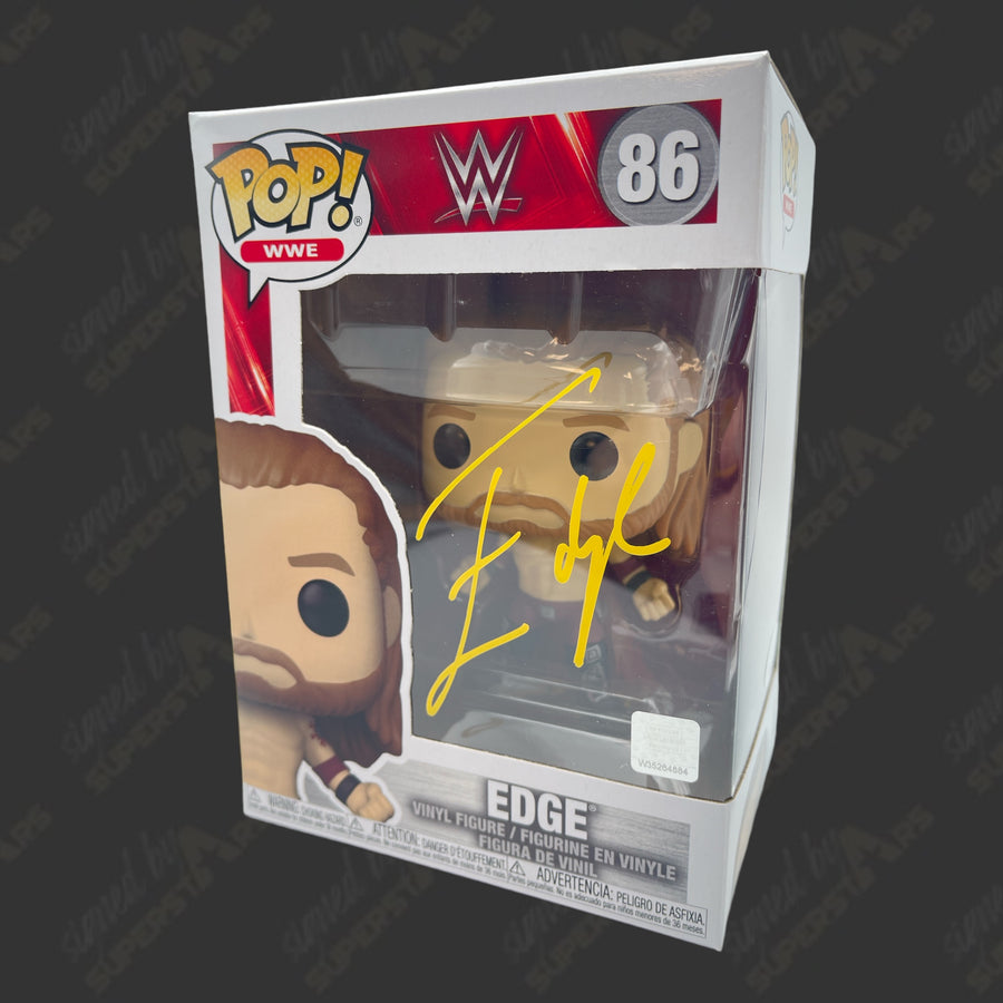 Edge signed WWE Funko POP Figure #86 – Signed By Superstars