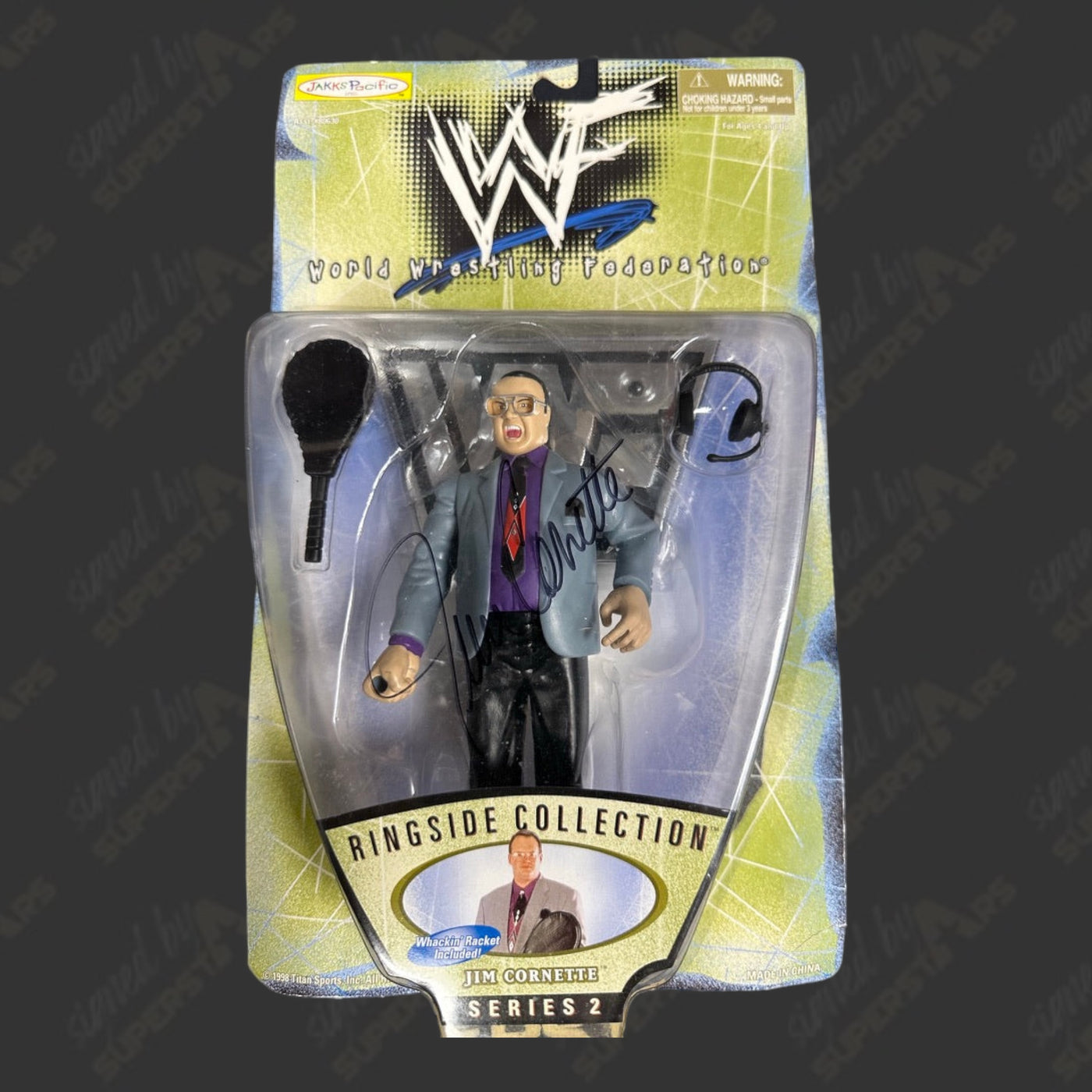 Jim Cornette signed WWF Ringside Collection Series 2 Action Figure ...