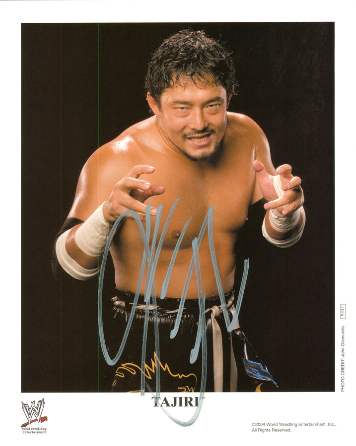 Tajiri signed 8x10 Photo – Signed By Superstars