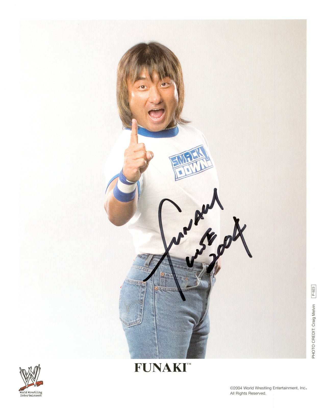 Funaki signed 8x10 Photo – Signed By Superstars