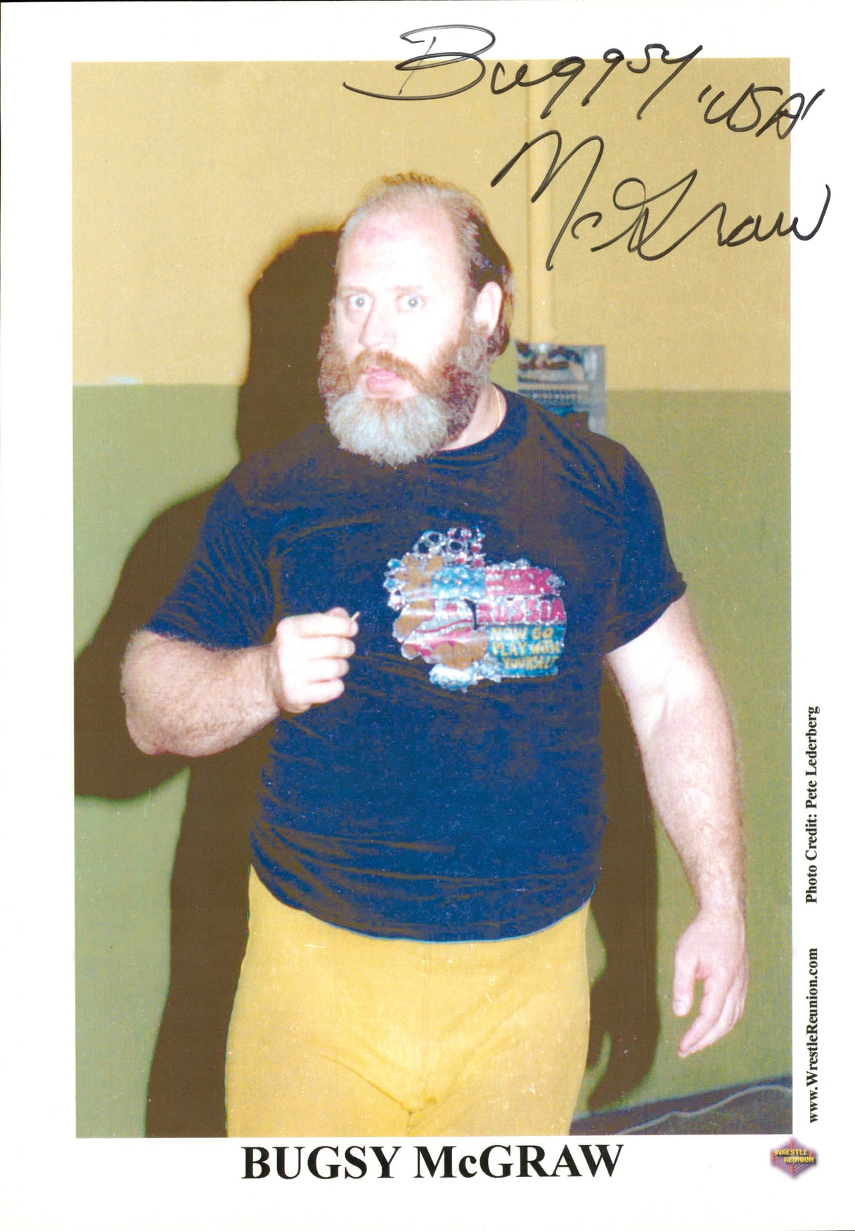 Bugsy McGraw signed 8x10 Photo – Signed By Superstars