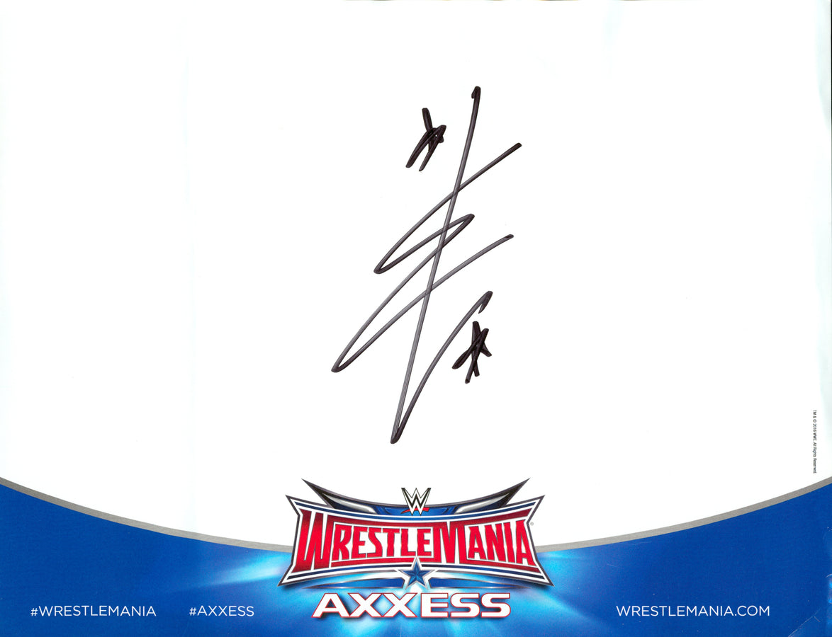 Becky Lynch signed Wrestlemania Axxess Photo – Signed By Superstars