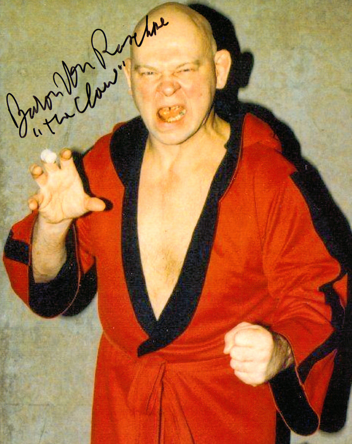 Baron Von Raschke signed 8x10 Photo – Signed By Superstars
