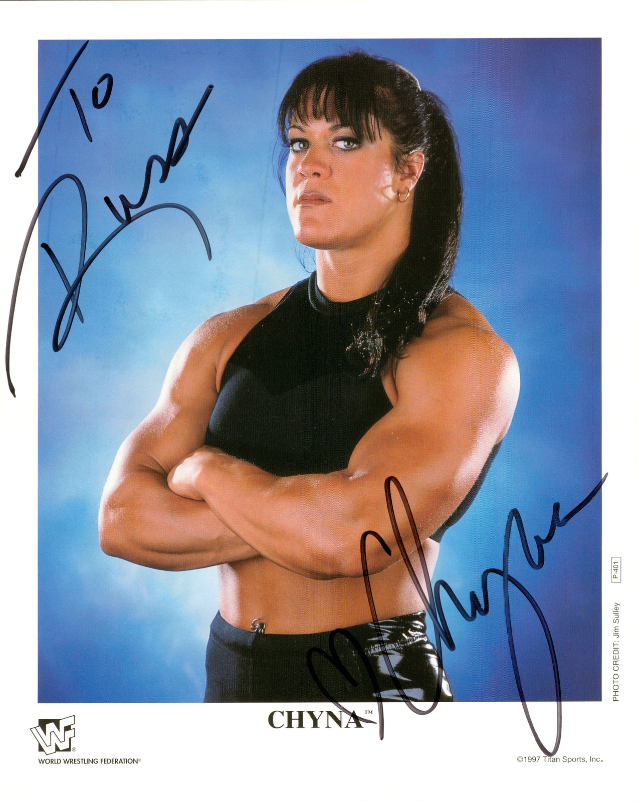 Chyna signed 8x10 Photo – Signed By Superstars
