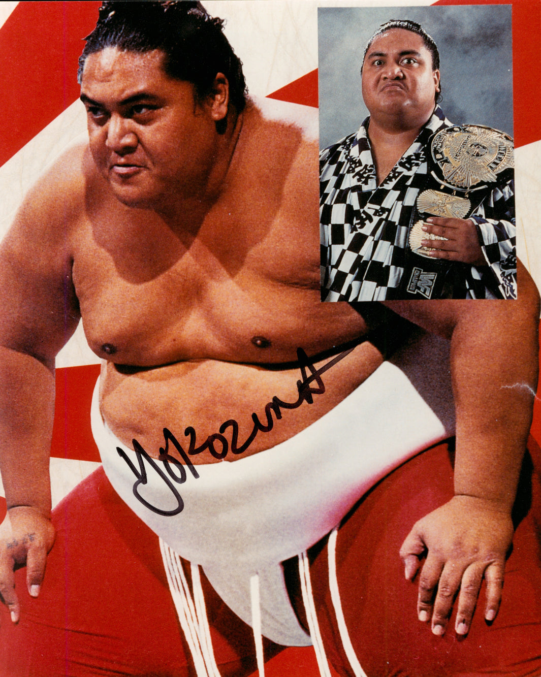 Yokozuna signed 8x10 Photo – Signed By Superstars