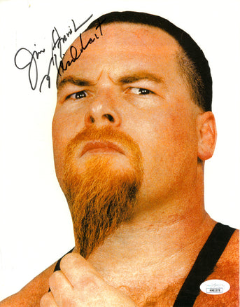 Jim Neidhart signed 8x10 Photo (w/ JSA) – Signed By Superstars