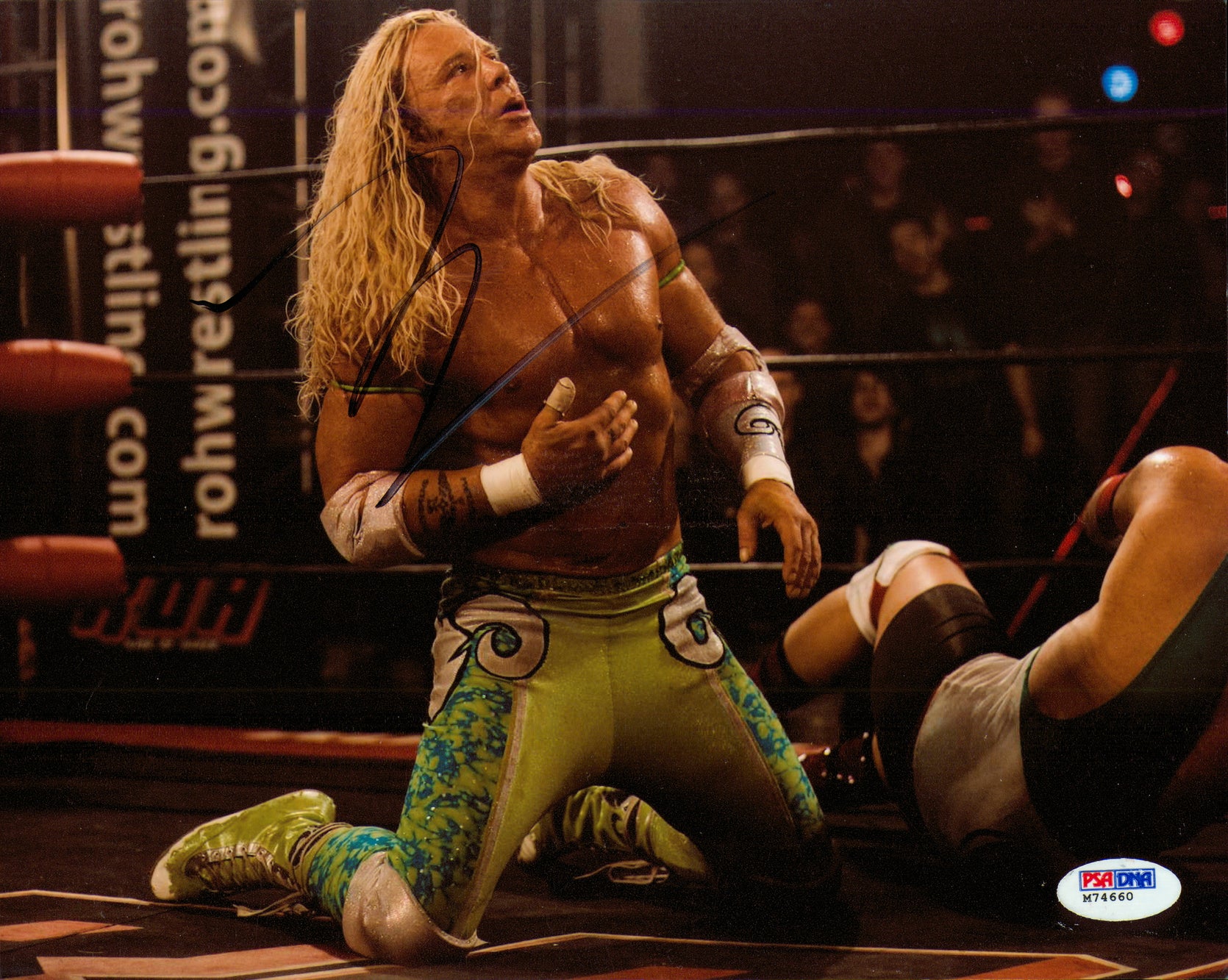 Mickey Rourke signed 8x10 Photo (w/ PSA) – Signed By Superstars
