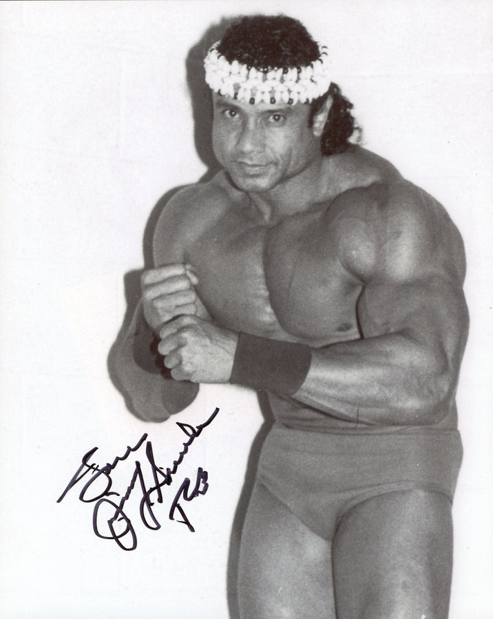Jimmy Snuka signed 8x10 Photo – Signed By Superstars