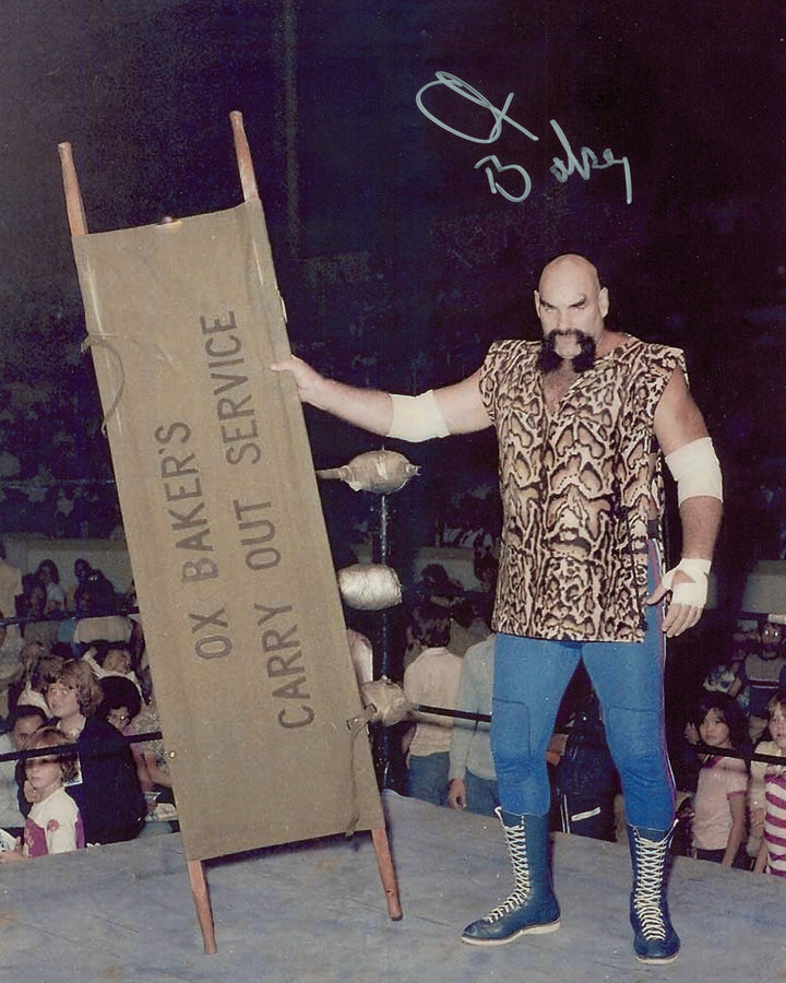Ox Baker signed 8x10 Photo – Signed By Superstars