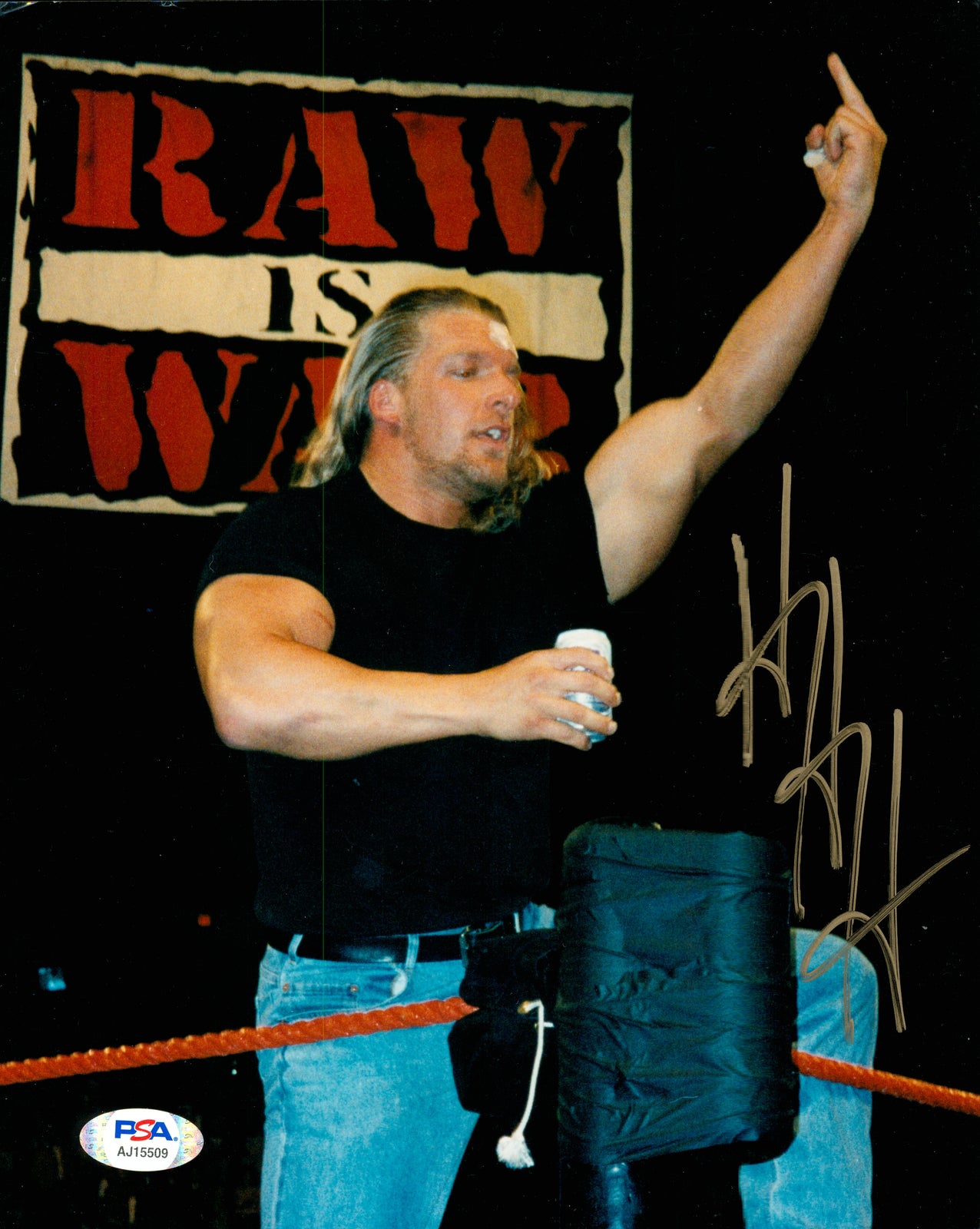 Triple H signed 8x10 Photo (w/ PSA) – Signed By Superstars