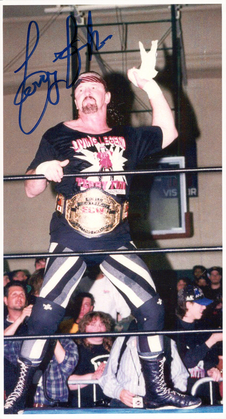 Terry Funk signed Photo – Signed By Superstars
