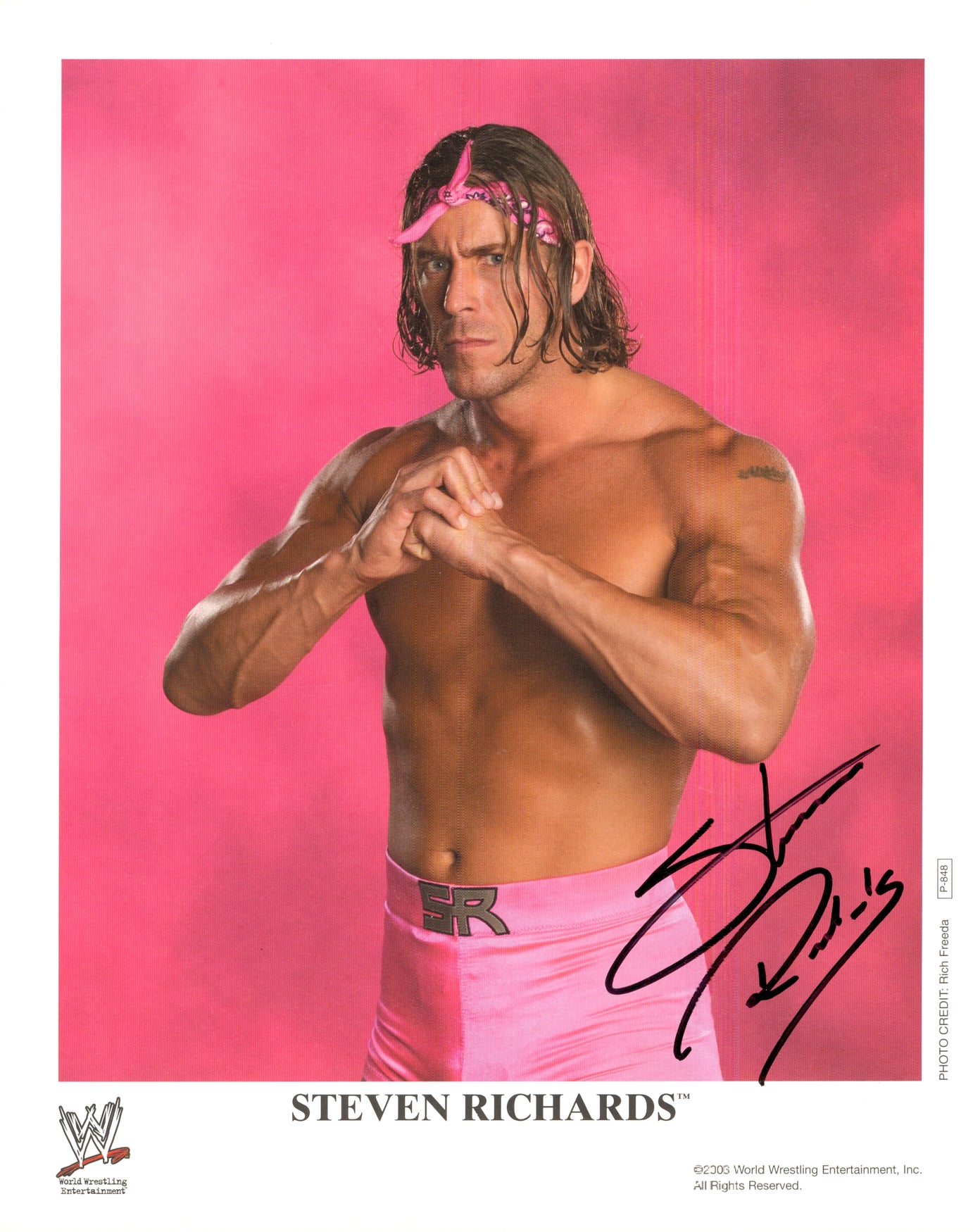 Stevie Richards signed 8x10 Photo – Signed By Superstars