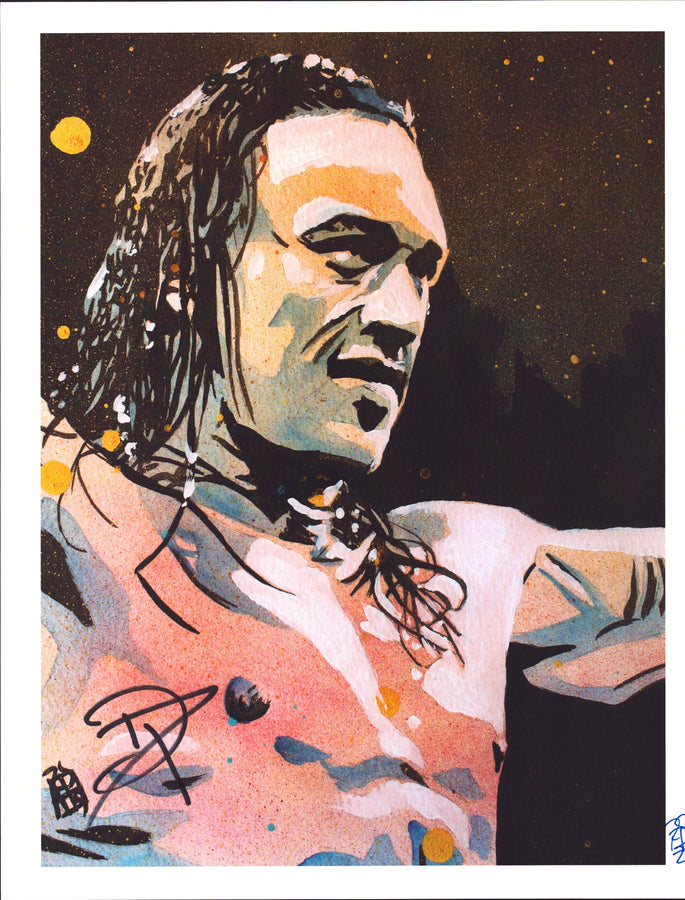 Damian Priest signed 11x14 Schamberger Art – Signed By Superstars