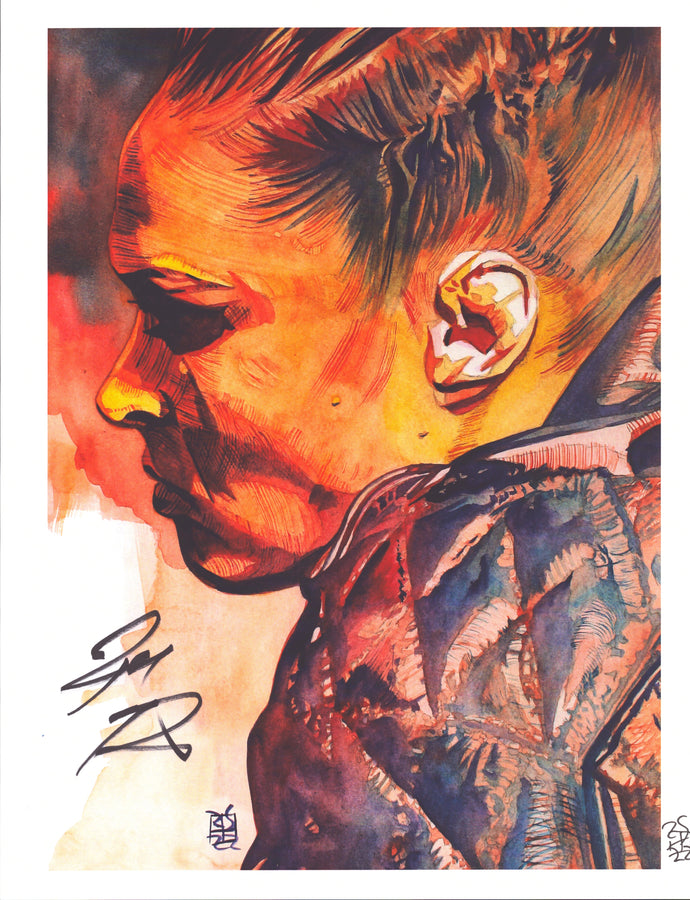 Ronda Rousey signed 11x14 Schamberger Art – Signed By Superstars