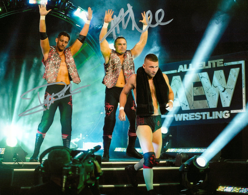 Angelo Parker & Matt Menard dual signed 8x10 Photo – Signed By Superstars