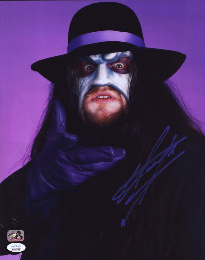 Undertaker signed 11x14 Photo (w/ JSA) – Signed By Superstars