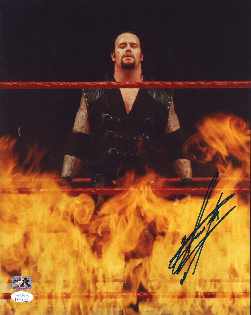 Undertaker signed 11x14 Photo (w/ JSA) – Signed By Superstars