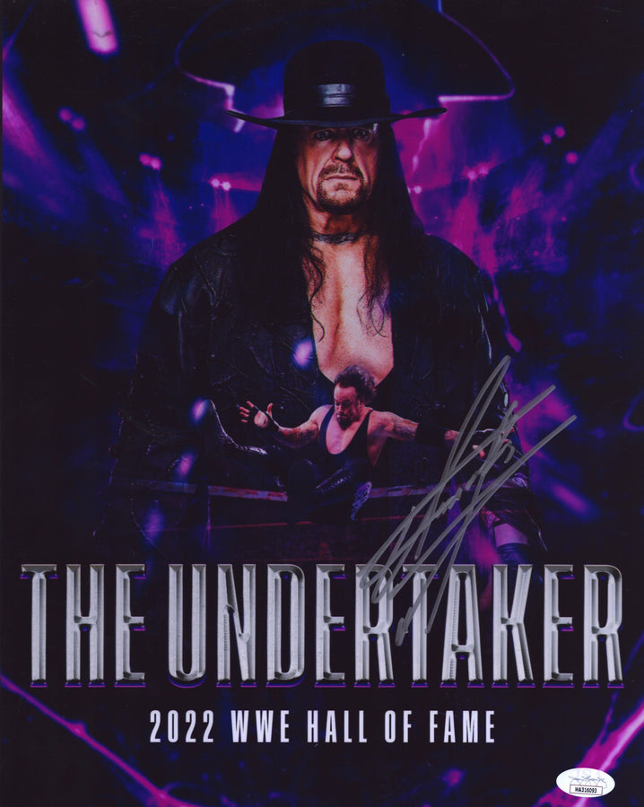 Undertaker signed 11x14 Photo (w/ JSA) – Signed By Superstars