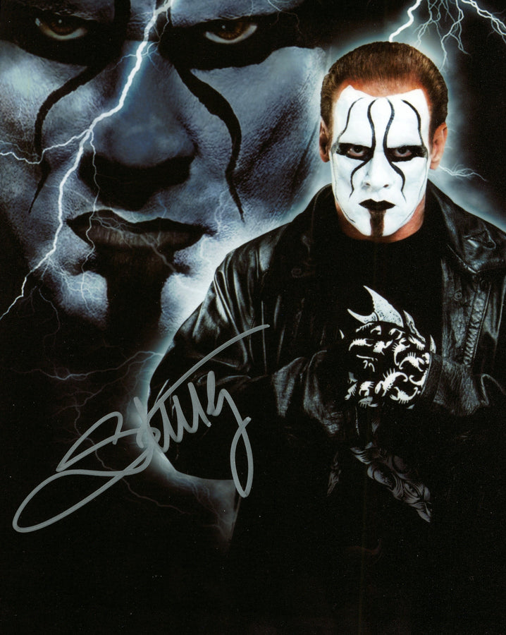 Sting signed 8x10 Photo – Signed By Superstars