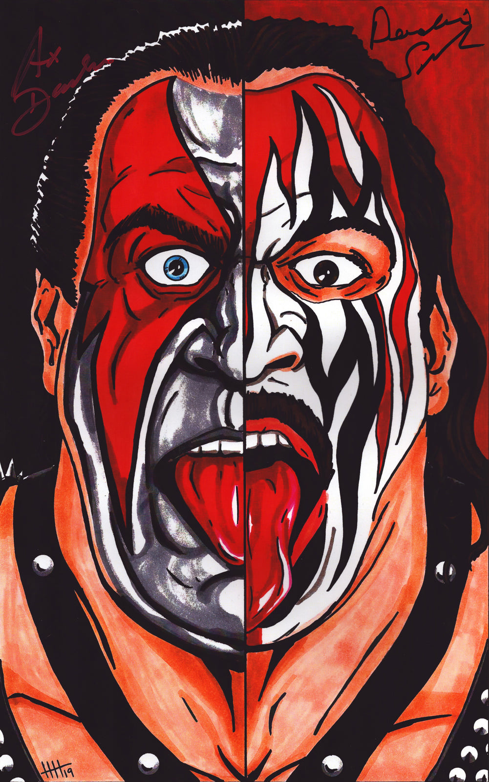 Demolition Ax & Smash dual signed 11x17 Photo – Signed By Superstars