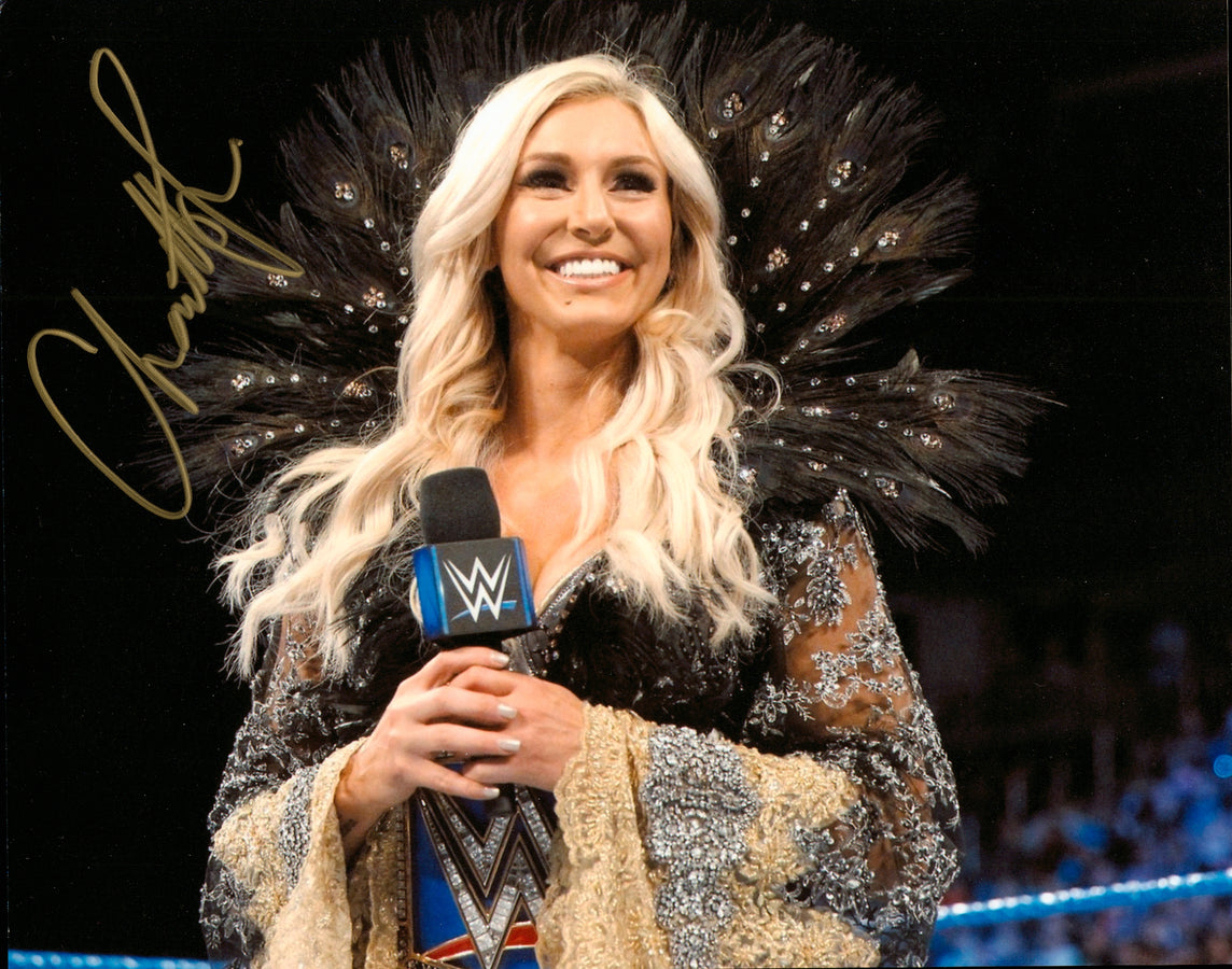 Charlotte Flair signed 8x10 Photo – Signed By Superstars