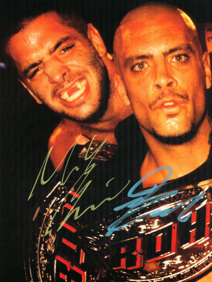 Jay Briscoe & Mark Briscoe dual signed 8x10 Photo – Signed By Superstars