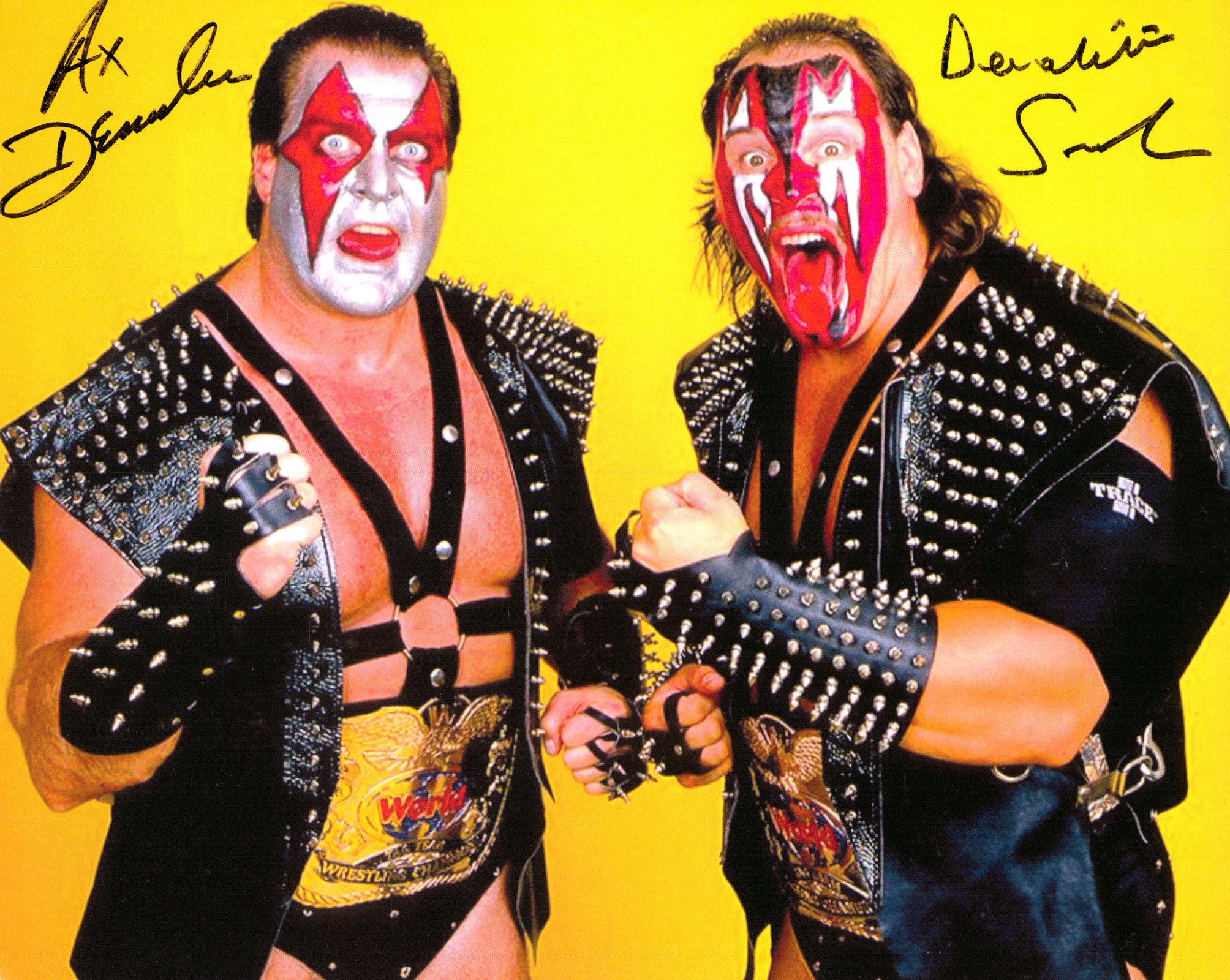 Demolition - Smash & Ax dual signed 8x10 Photo – Signed By Superstars