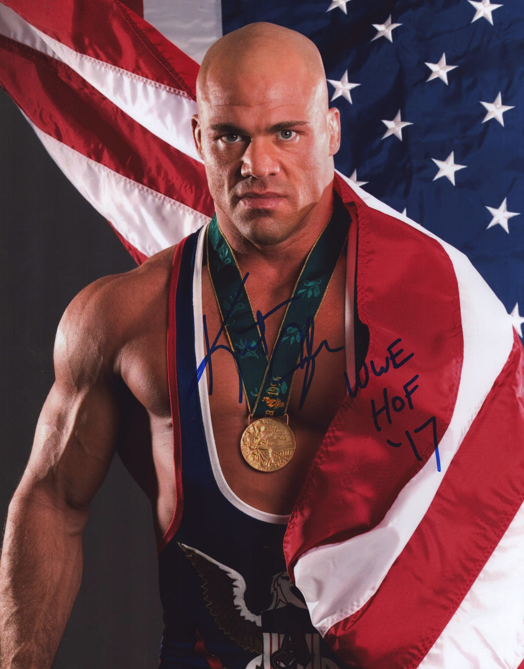 Kurt Angle signed 11x14 Photo – Signed By Superstars