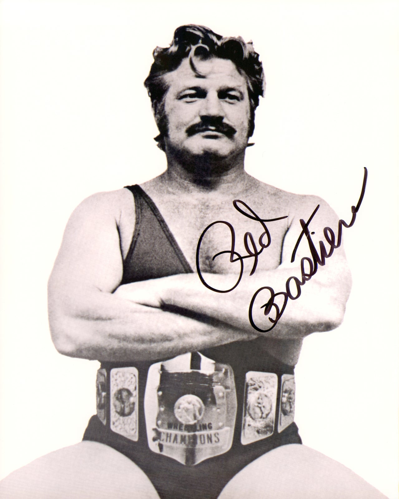 Red Bastien signed 8x10 Photo – Signed By Superstars