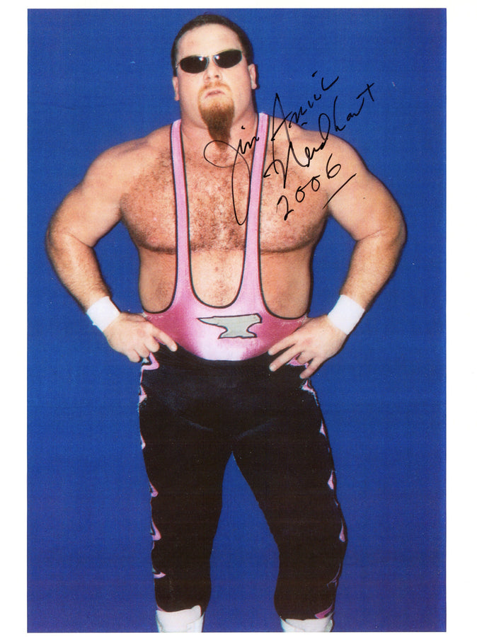 Jim Neidhart signed 8x10 Photo – Signed By Superstars