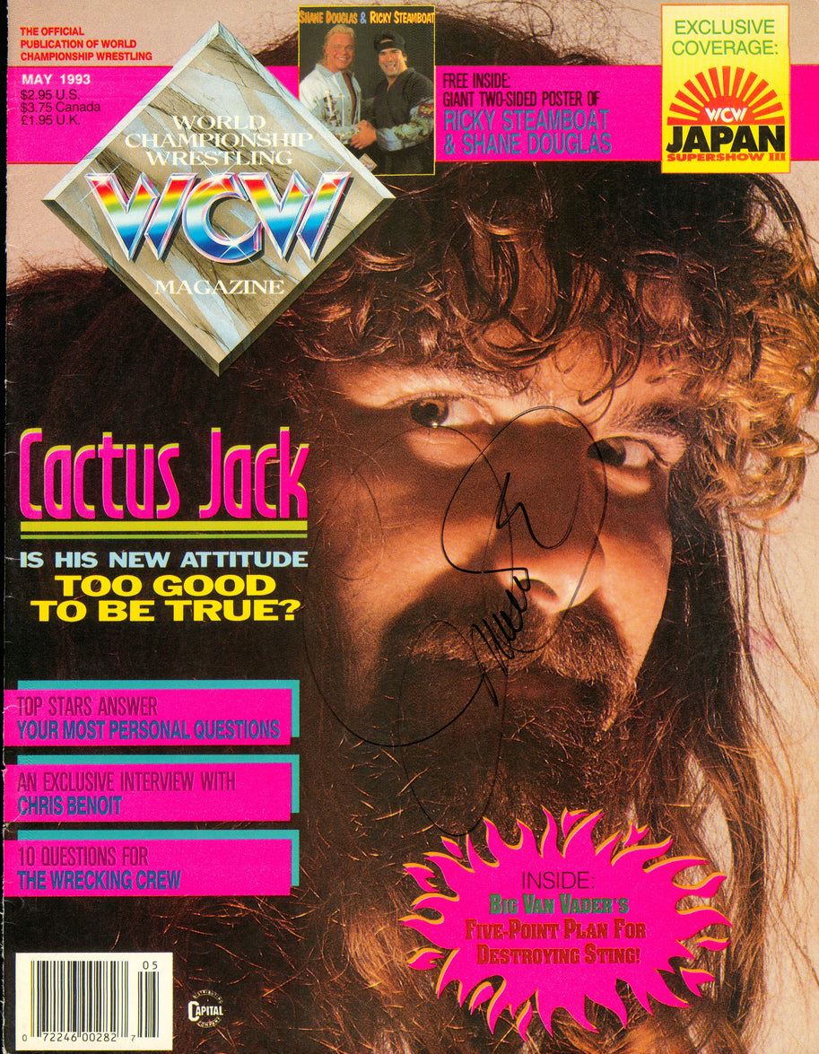 Cactus Jack signed Magazine Page – Signed By Superstars