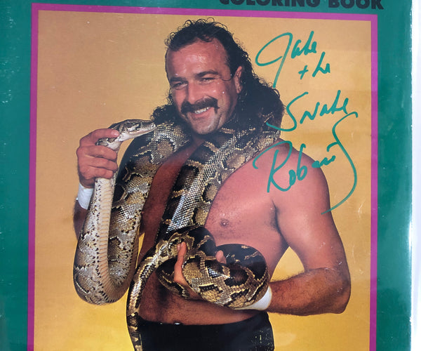 wwe jake the snake coloring pages