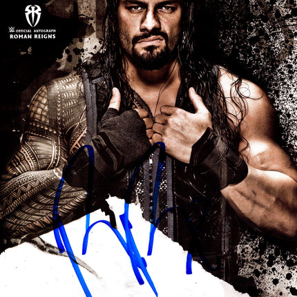 Roman Reigns signed 11x14 Photo – Signed By Superstars