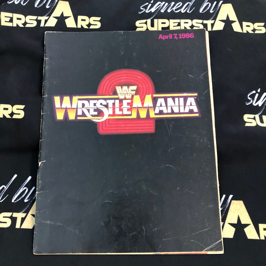 WWF Wrestlemania 2 Signed Program (15+ RARE signatures) – Signed By ...